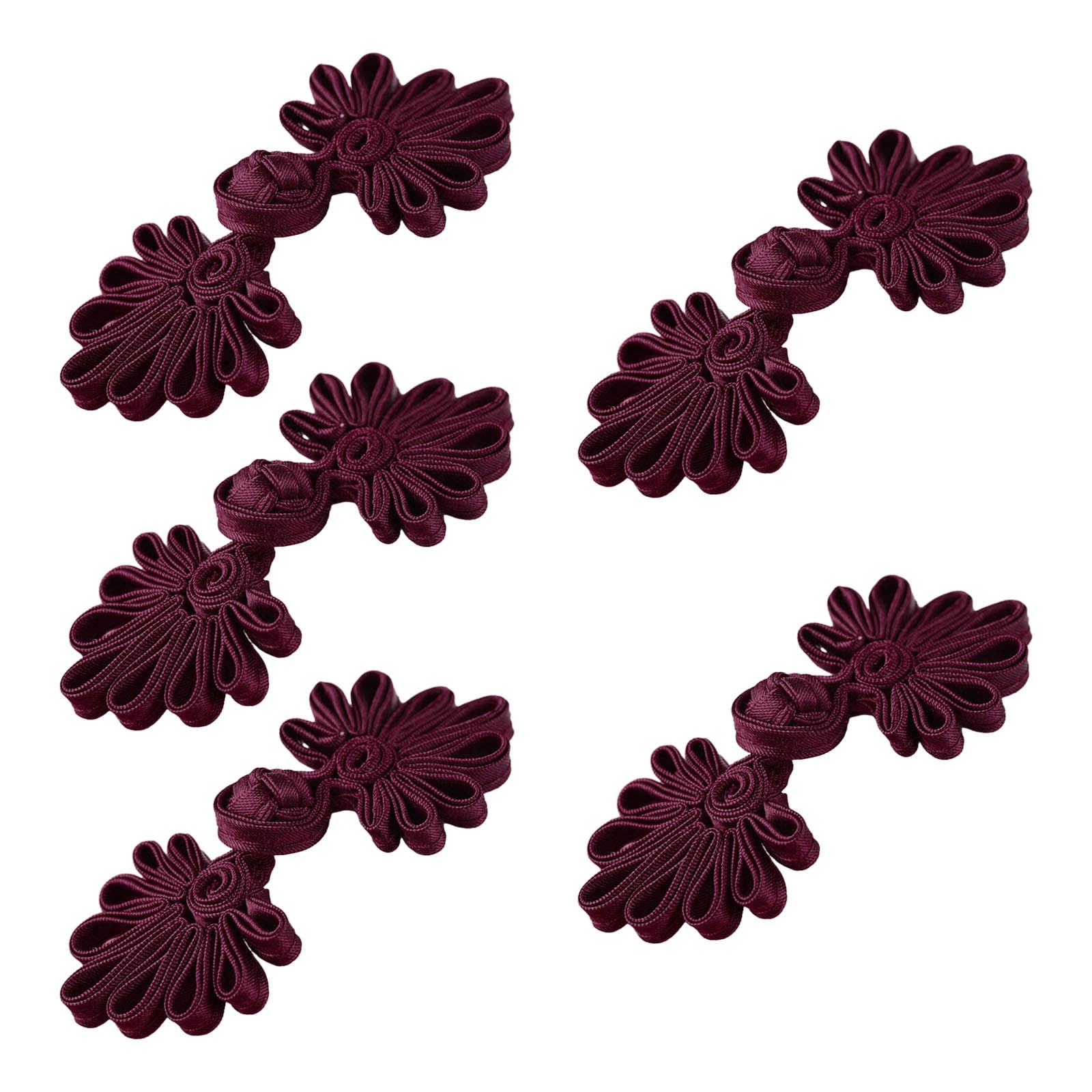 5 Pair/Pack Cheongsam Closures Sewing Fasteners Chinese Knots Button ...