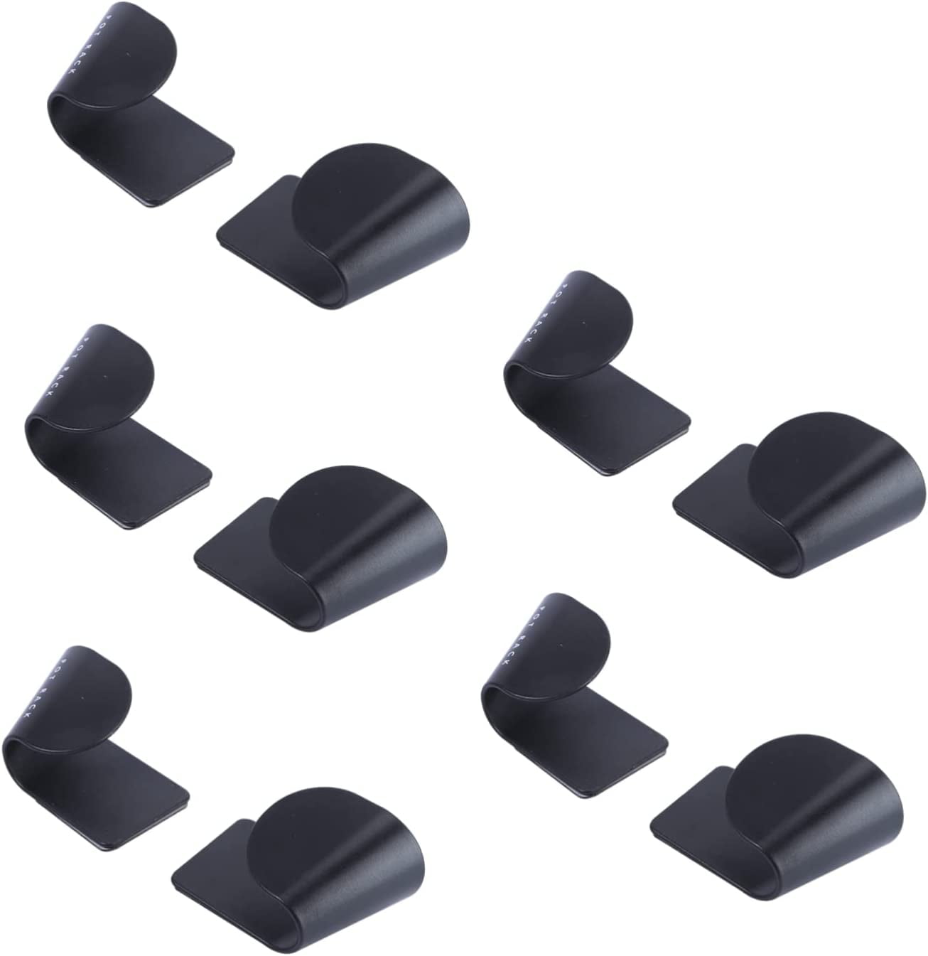 5 Pair Pots and Pans Hooks Pot Lid Adhesive Hook Stand Wall Mounted ...