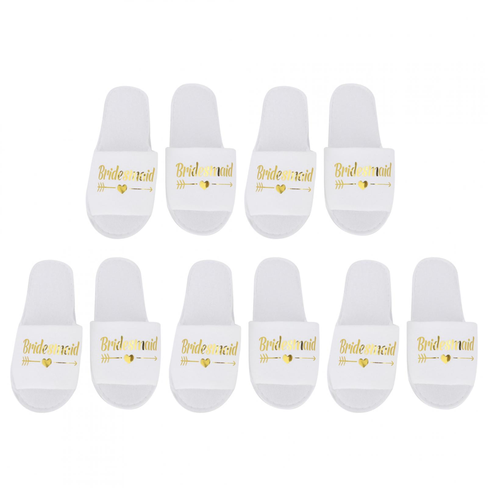 5 Pair/Set Slippers Disposable Letters Slippers for guests Hotel ...