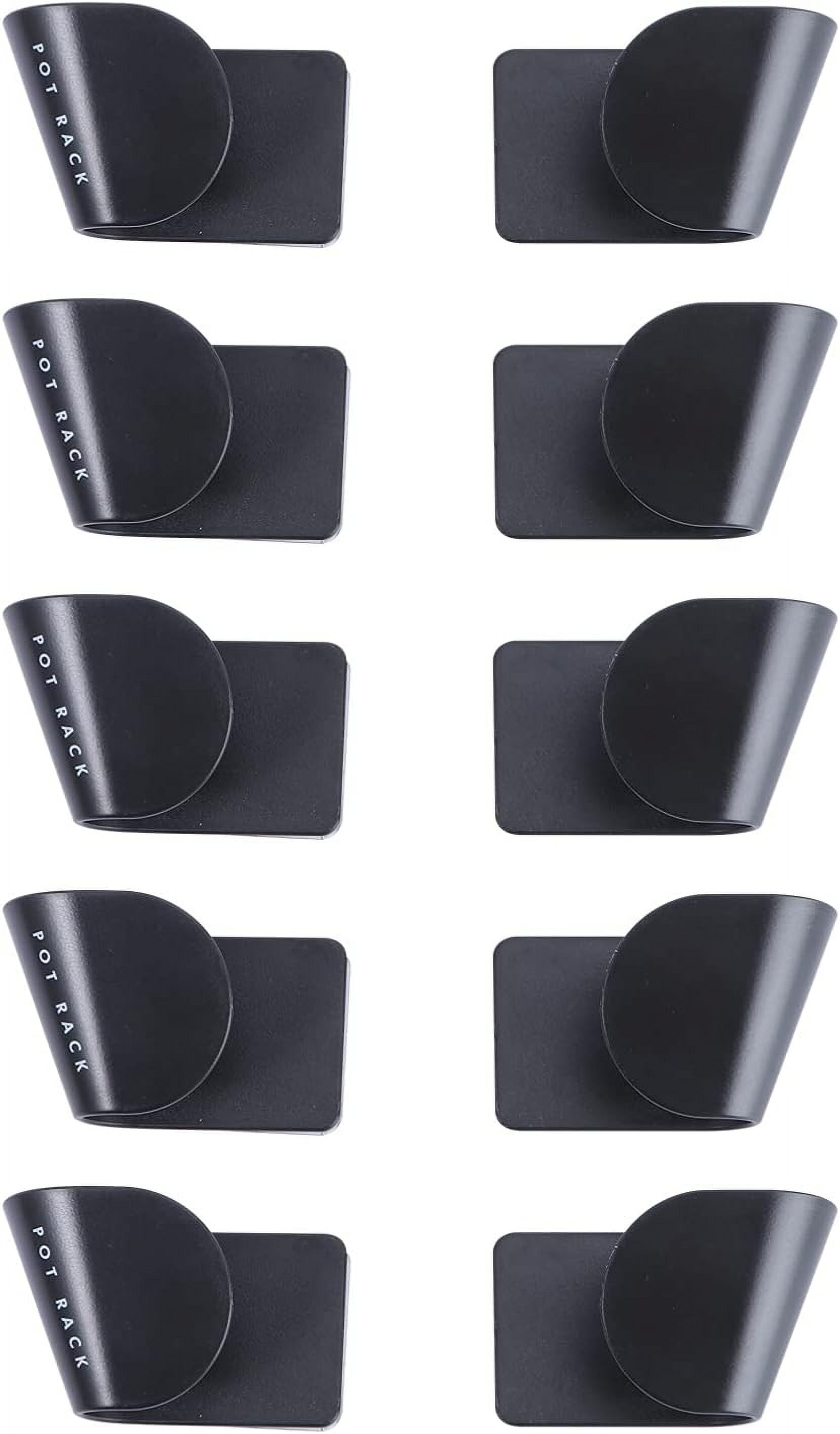 5 Pair Wall Mount Pot Lid Organizer Plastic Pot and Pan Organizer Pot ...