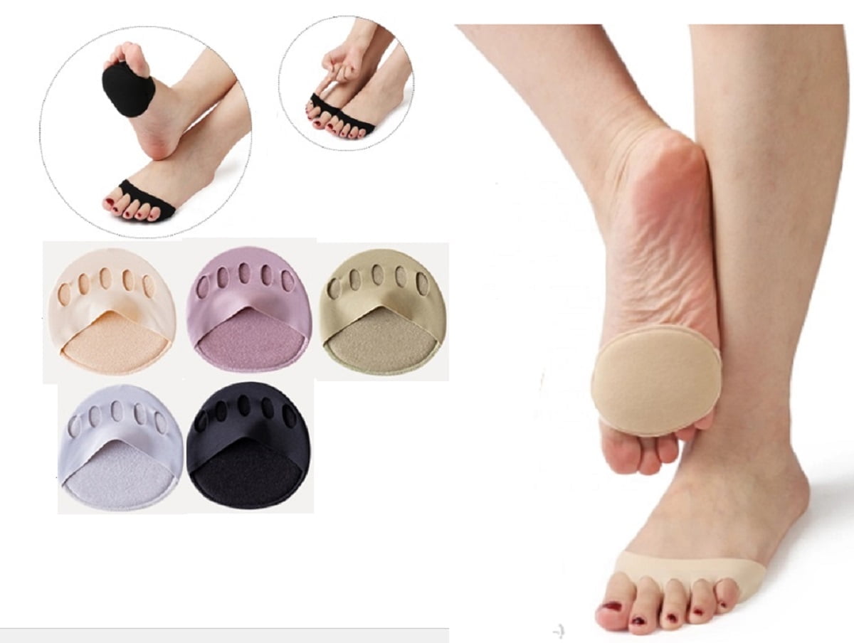5-Pair Women's Toe Topper Socks Set – Invisible No-Show Metatarsal ...