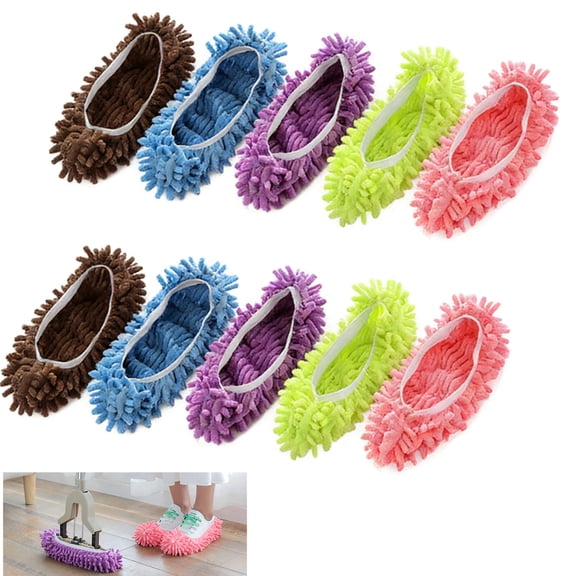 Dust Mop Slippers