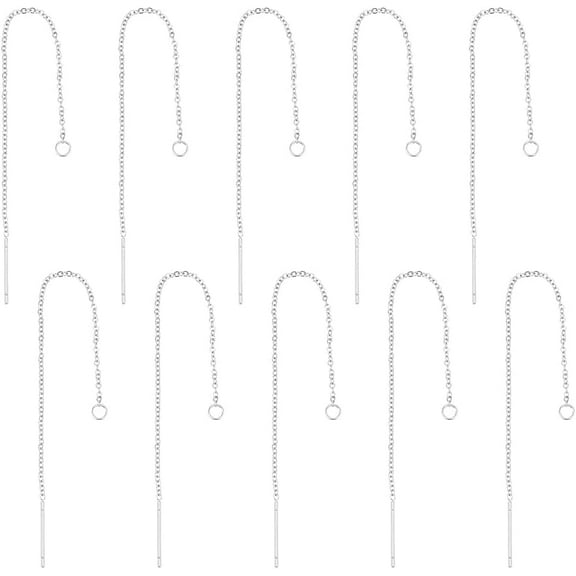 16G Septum Jewelry Clicker Ring & Earrings - 316L Surgical Steel - 8mm ...