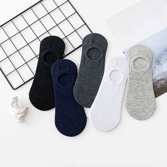 5 Pairs Ankle Socks for Men/Women Low Cut Thin Athletic Sock Print ...