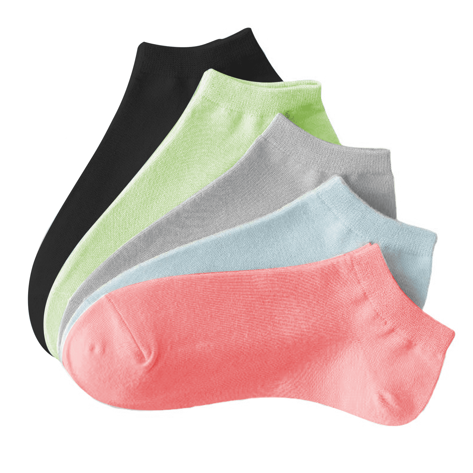5 Pairs Ankle Socks for Women Cotton Socks No Show Socks Classic Low ...