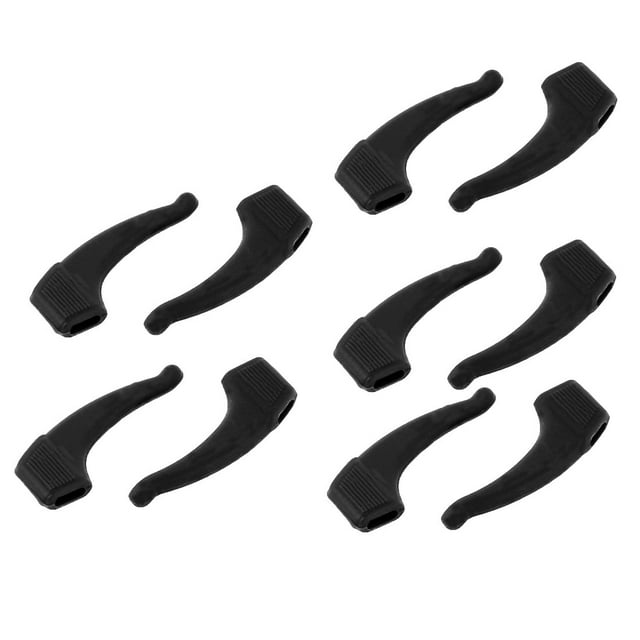 5 Pairs Anti Slip Glasses Hook Ear Grips Silicone Eyeglass Temple Tips