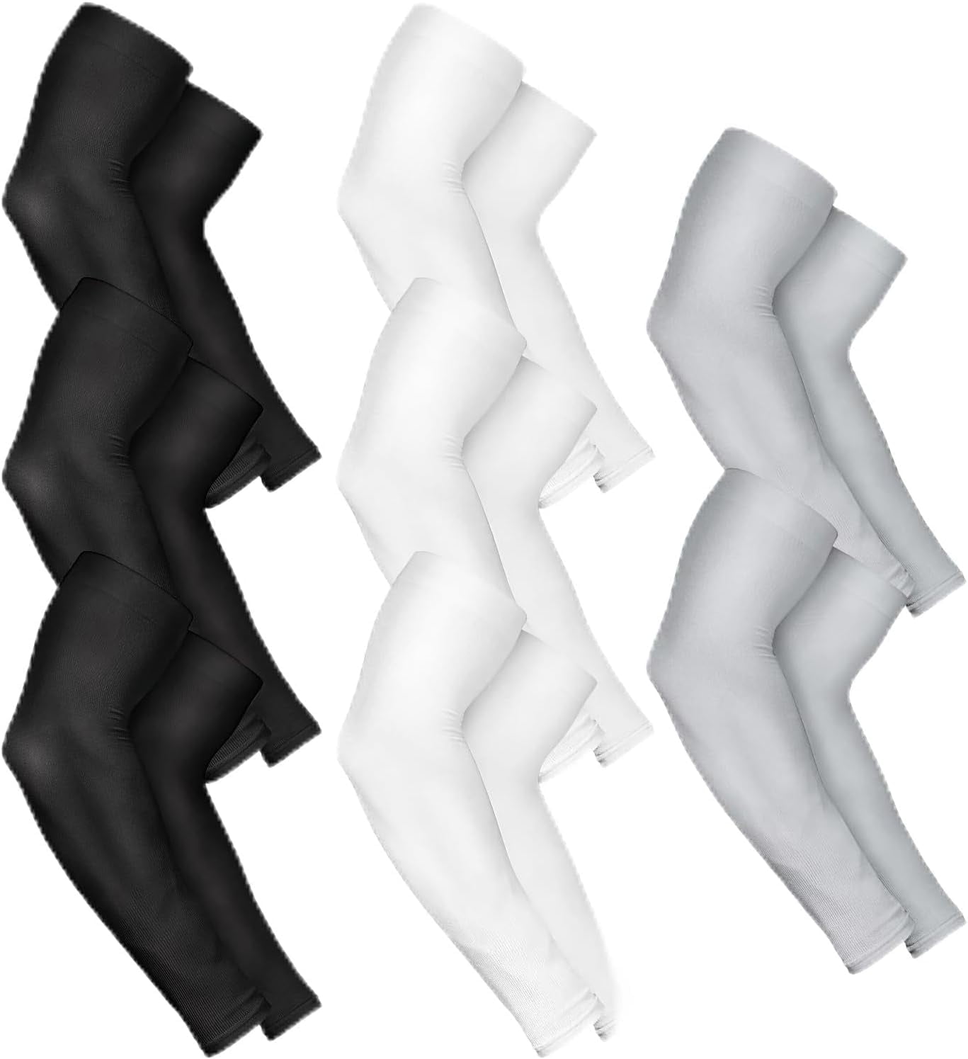 5 Pairs Arm Sleeves for Men Women, Compression Tattoo Sleeve Cover Up ...