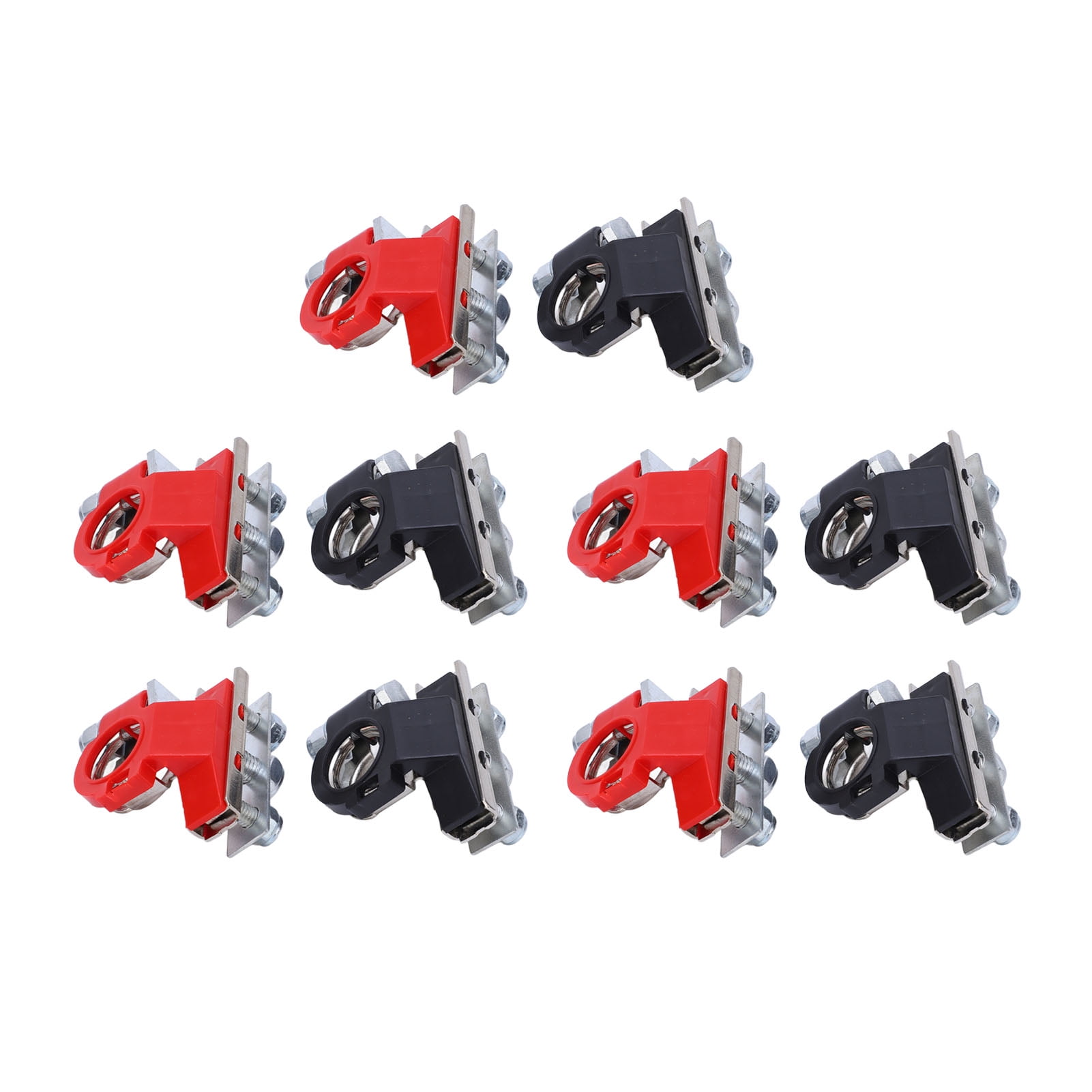5 Pairs Battery Terminals Clamps Brass Galvanized Quick Release Battery ...