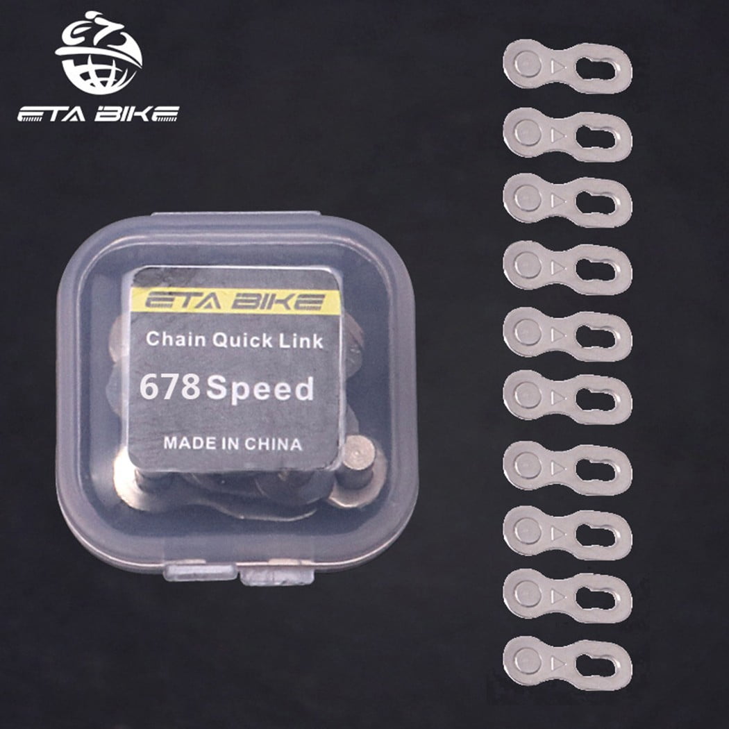 5 Pairs Bicycle Chains Connector for 6-12 Speed Quick Master Link Joint ...