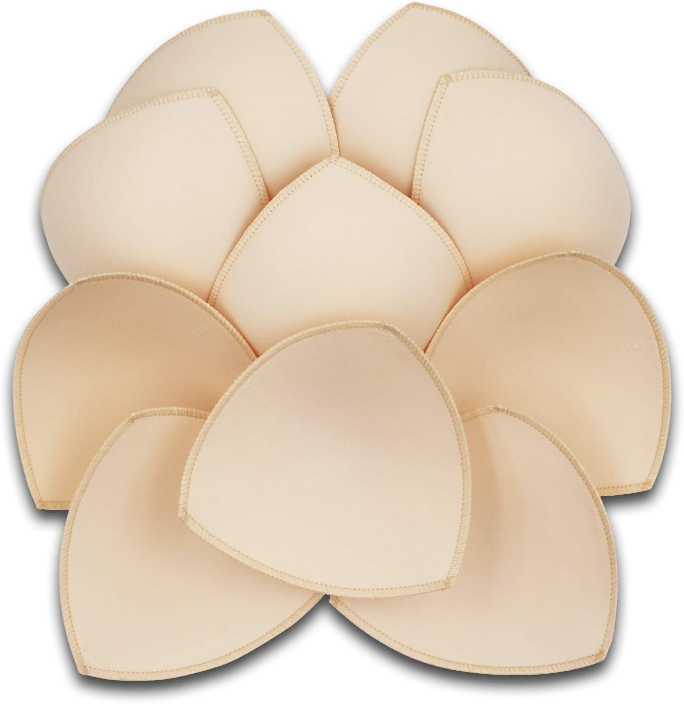 5 Pairs Bra Pads Inserts,Removable, Air Cotton,Foam Sponge,Breathable ...