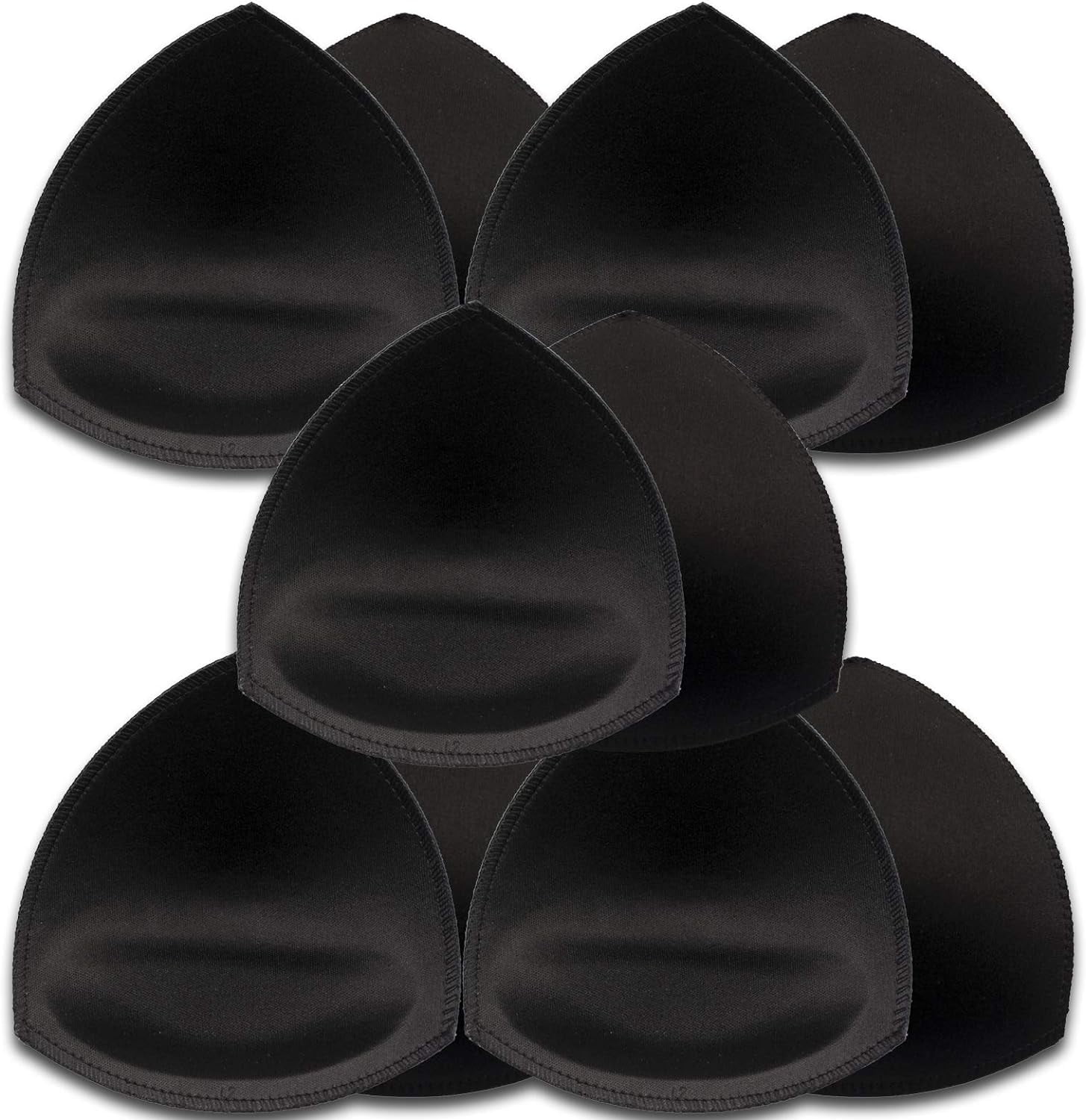 5 Pairs Bra Pads Inserts,Removable, Air Cotton,Foam Sponge,Breathable ...