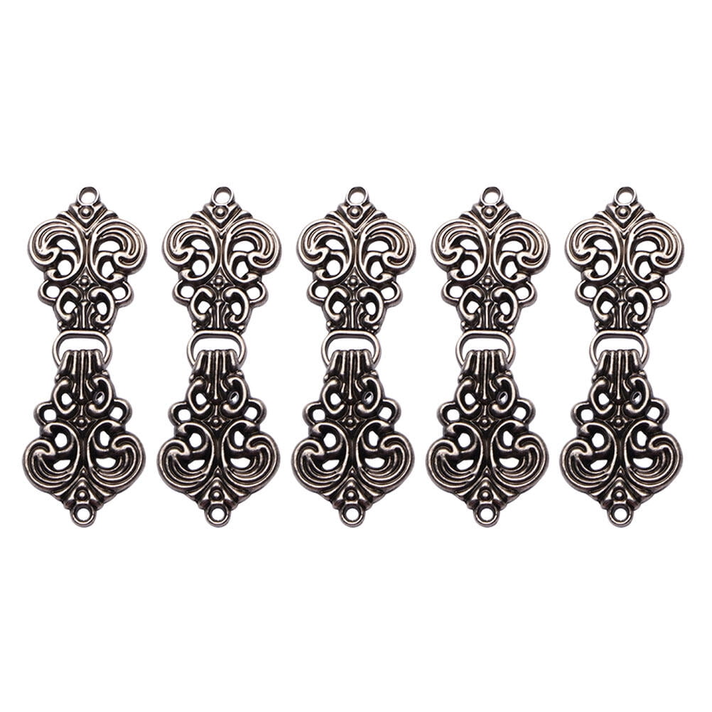 5 Pairs Cape Clasp Fasteners Buttons Clothes Accessories Bride 5.6X2 ...