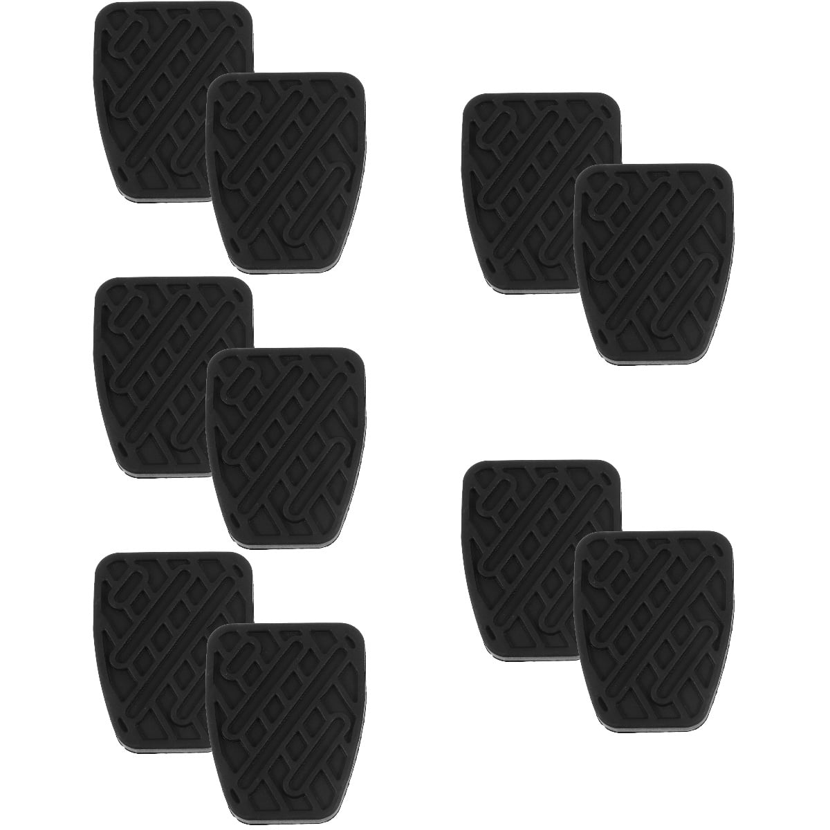5 Pairs Car Brake Pads Accelerator Pedal Position Protector Mute Mat ...