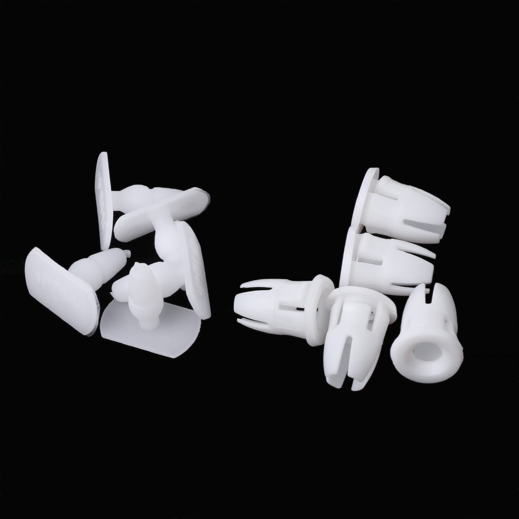 5 Pairs Car Bumper Fastener Trim Push Clip Panel Rivets For Mercedes ...