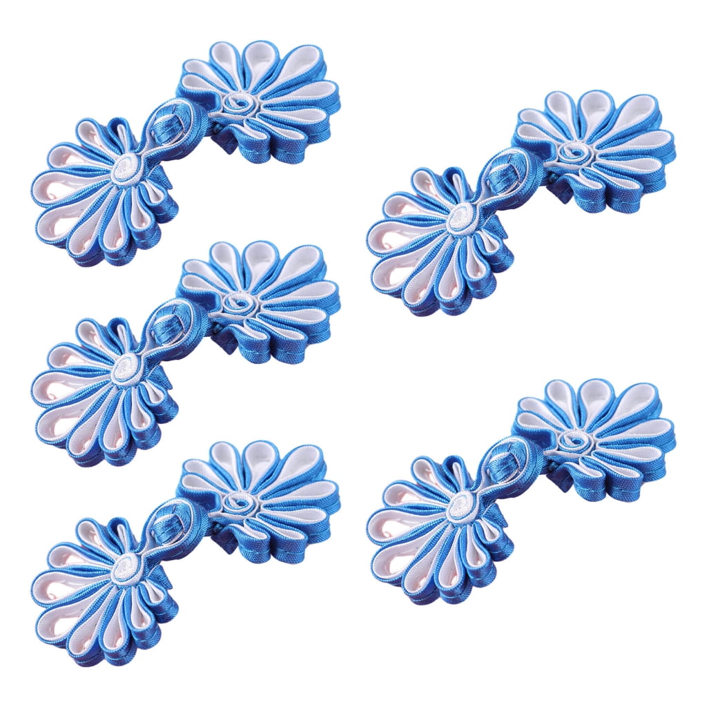 5 Pairs Chinese Knots Buttons Cheongsam Buttons Chinese Closure Buttons ...
