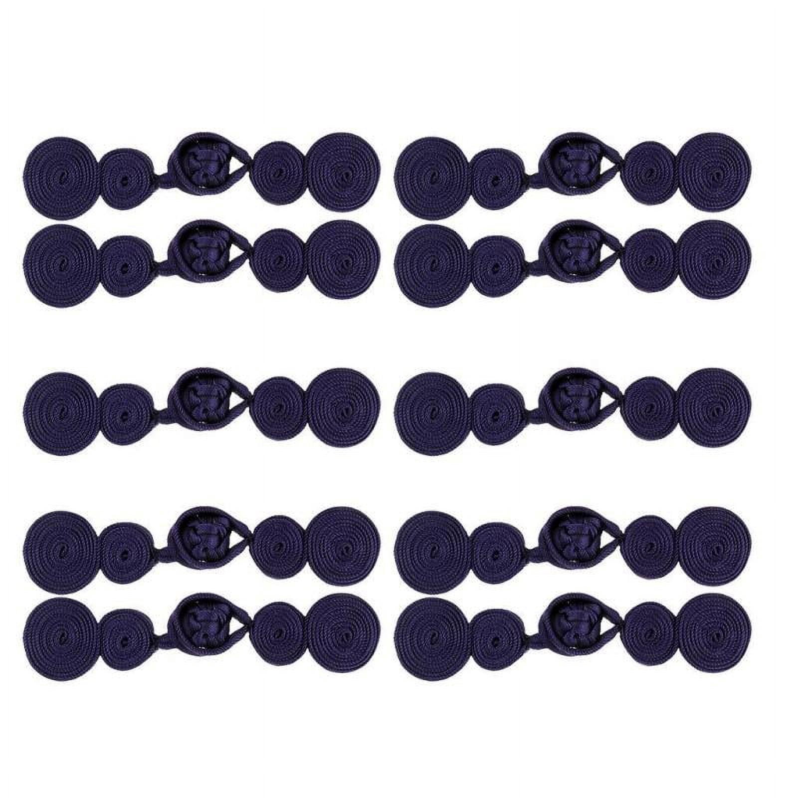 5 Pairs Chinese Traditional Frog Closure Buttons Knot Sewing Handmade ...