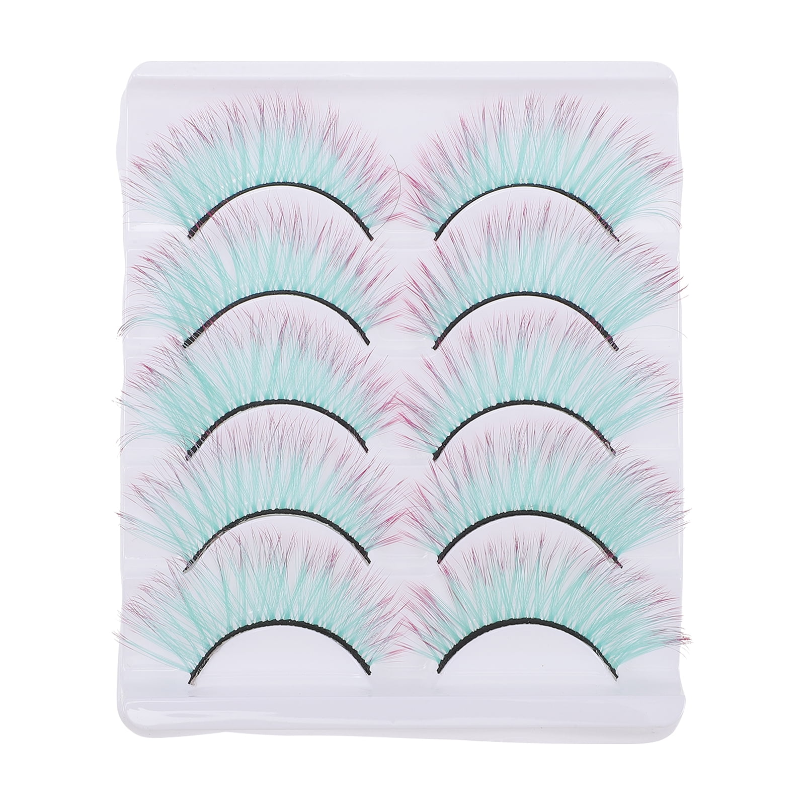 5 Pairs Colored False Eyelashes Strip That Look Like Extensions ...