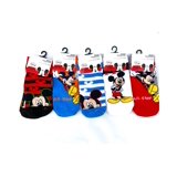 5 Pairs Fun Character Disney Mickey Mouse Socks (Size 6-8) - Walmart.com