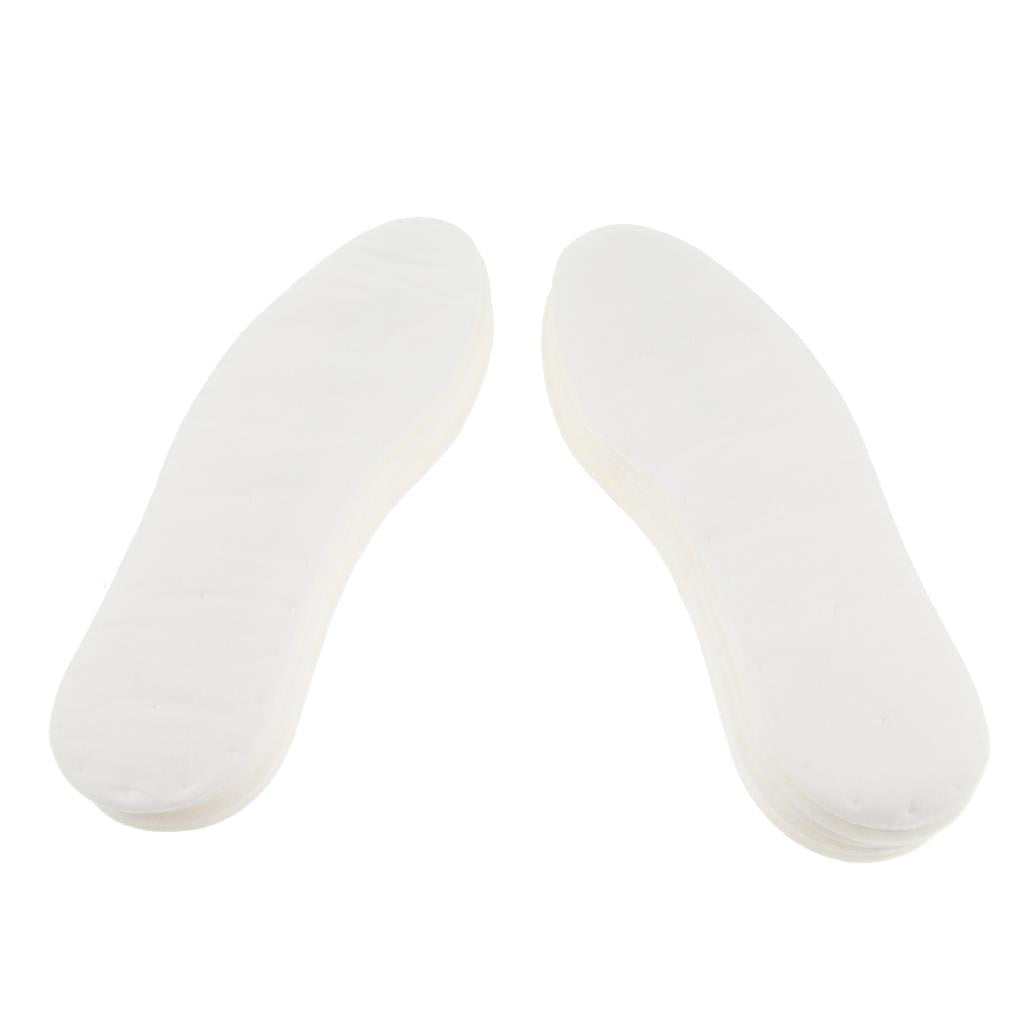 5 Pairs Disposable Shoe Liners.Convenient Breathable Shoe Pads Insoles ...