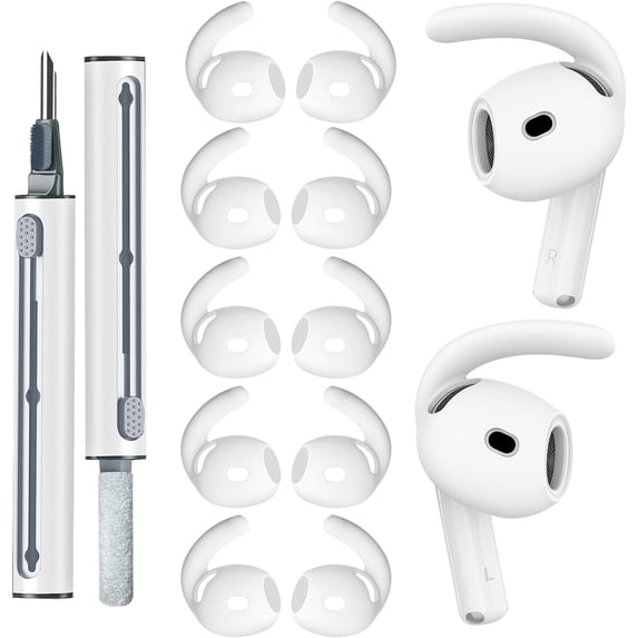 5 Pairs Ear Tips for AirPods 4, Earbuds Cover Compatible with AirPods ...