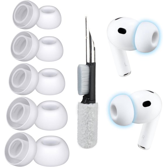 5 Pairs Eartips for AirPods Pro 3 (3rd Generation), Upgraded Pro3 ...