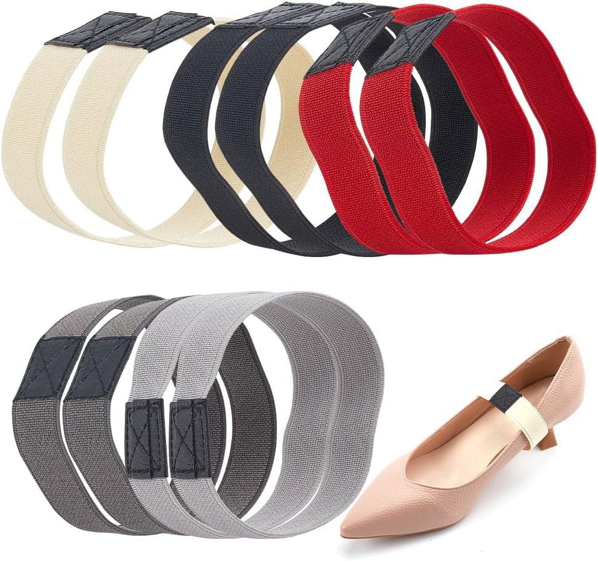 5 Pairs Elastic Shoe Strap Wide Shoe Straps Band 5 Colors Replacement ...