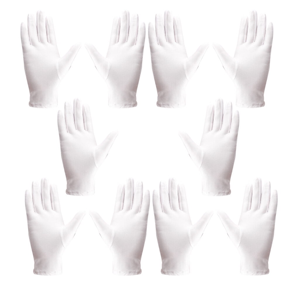 HOMEMAXS 5 Pairs of Elastic Spandex Gloves for Jewelry Inspection and ...