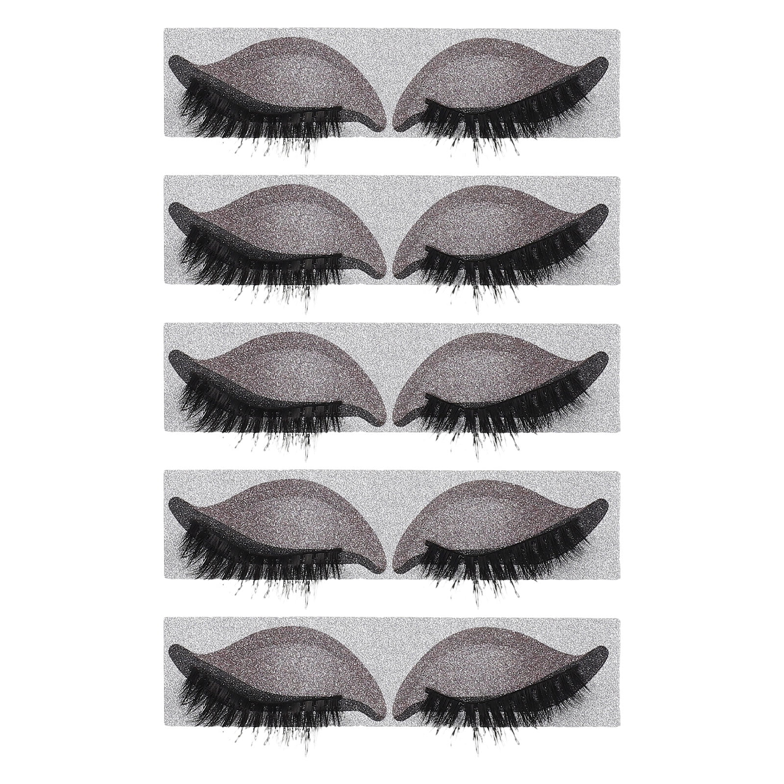 5 Pairs Eyelash and Eyeshadow Stickers - Lazy Eye Makeup Decals ...