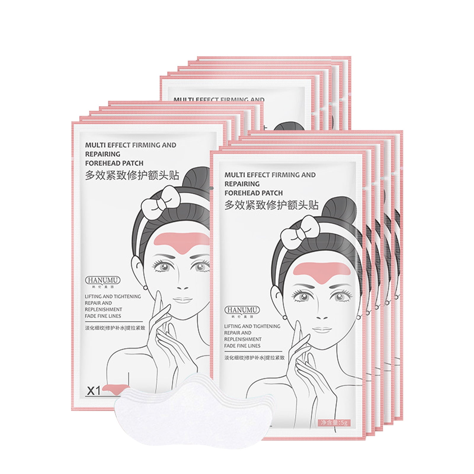 5 Pairs Facial Patches Wrinkle Remover Pads for Face Wrinkle Fine Lines ...