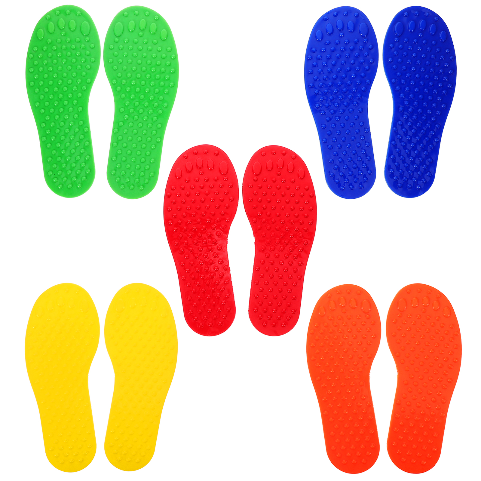 5 Pairs Foot Sensory Prints for Children Kindergarten Tactile Feet ...