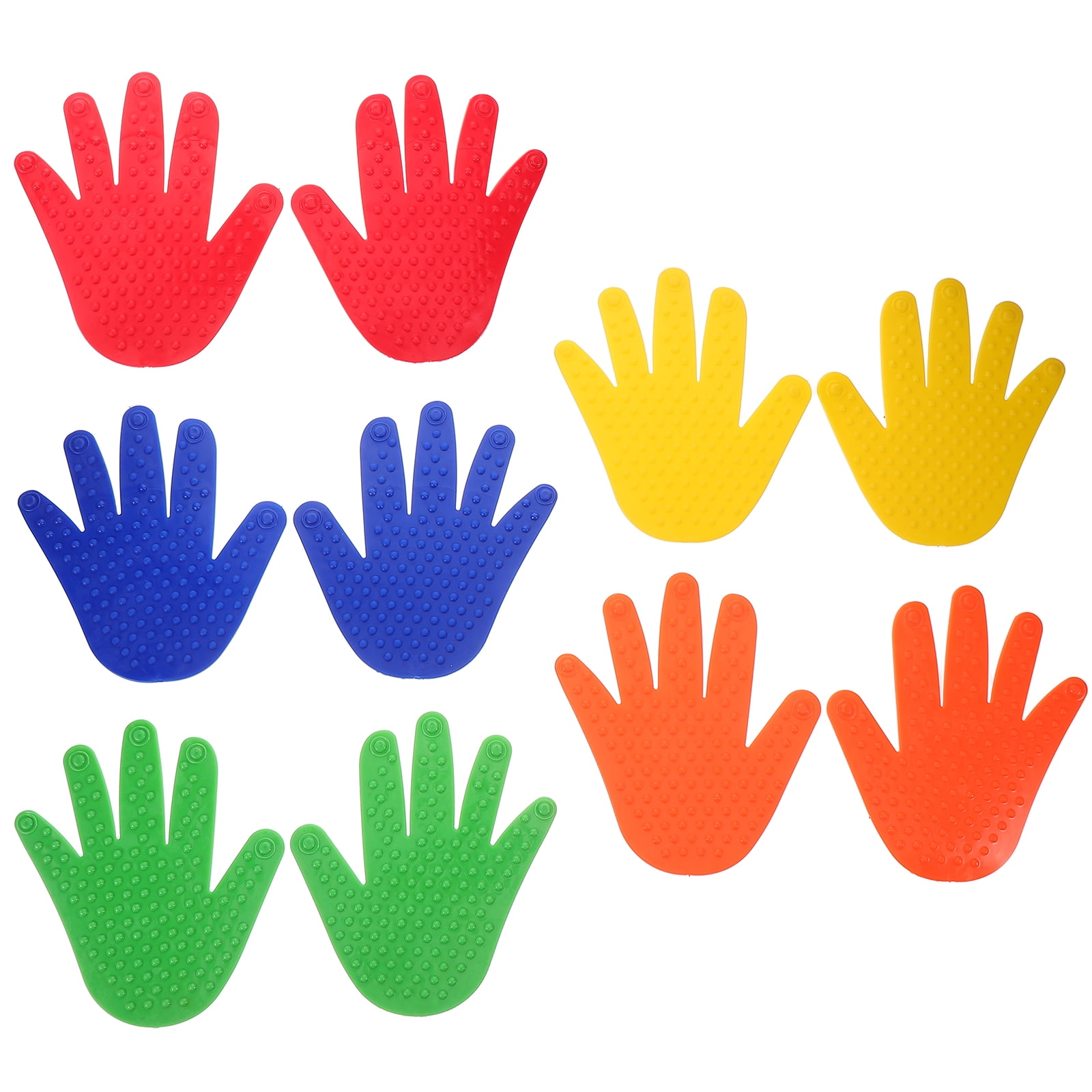 5 Pairs Handprint Non Slip Carpet Markers Hand Shape Sensory Training ...