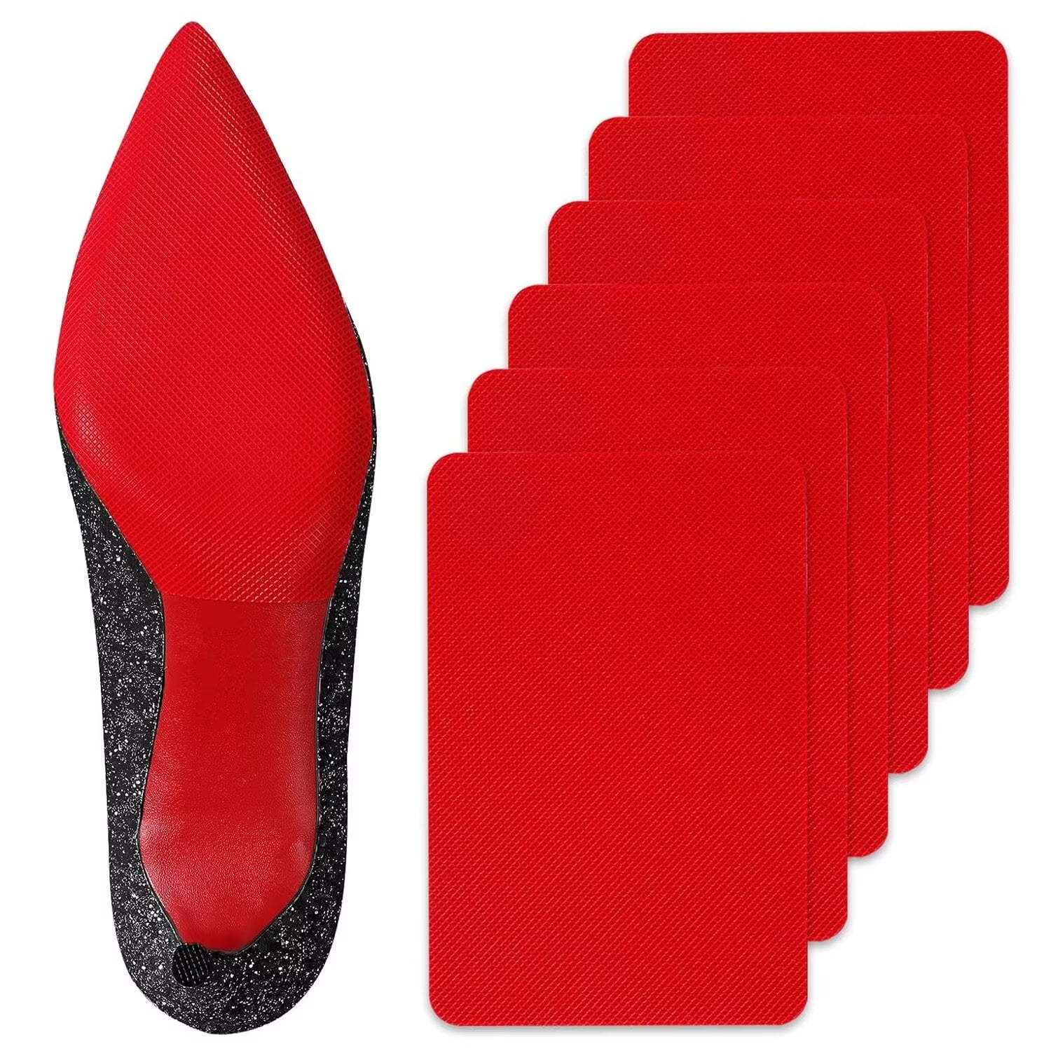 5 Pairs Heart Shape Anti Slip High Heel Shoes Sole Protector Pads ...