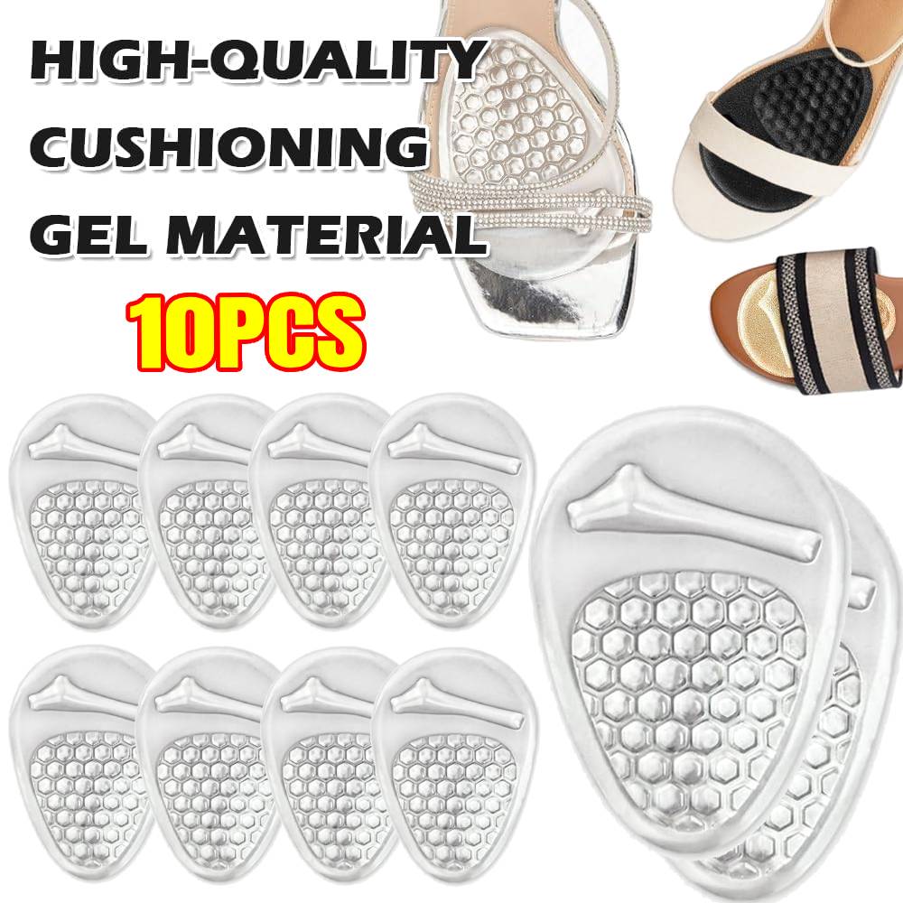 5 Pairs High Heel Pads Metatarsal Shoe Insert Pads Shock Absorbing Ball ...
