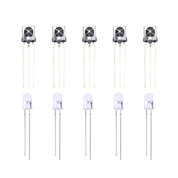5 Pairs Infrared Emitter IR Receiver Diode Receiver Infrared Receiver ...