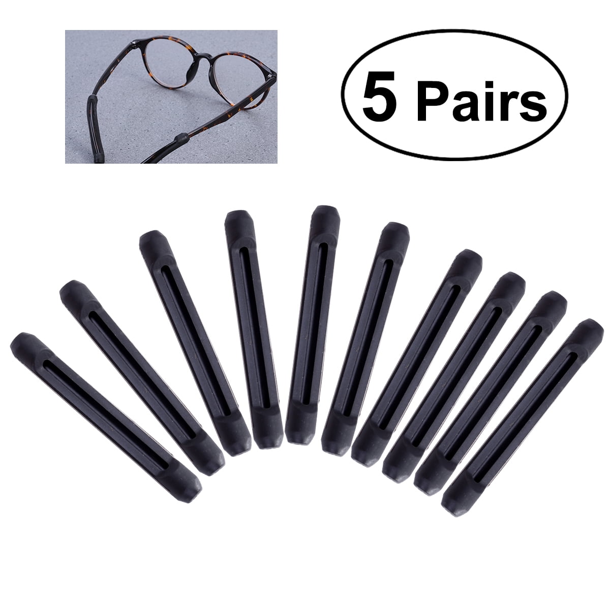 5 Pairs Key Cover Accessories Glasses Holders for Ears Computer Buttons ...