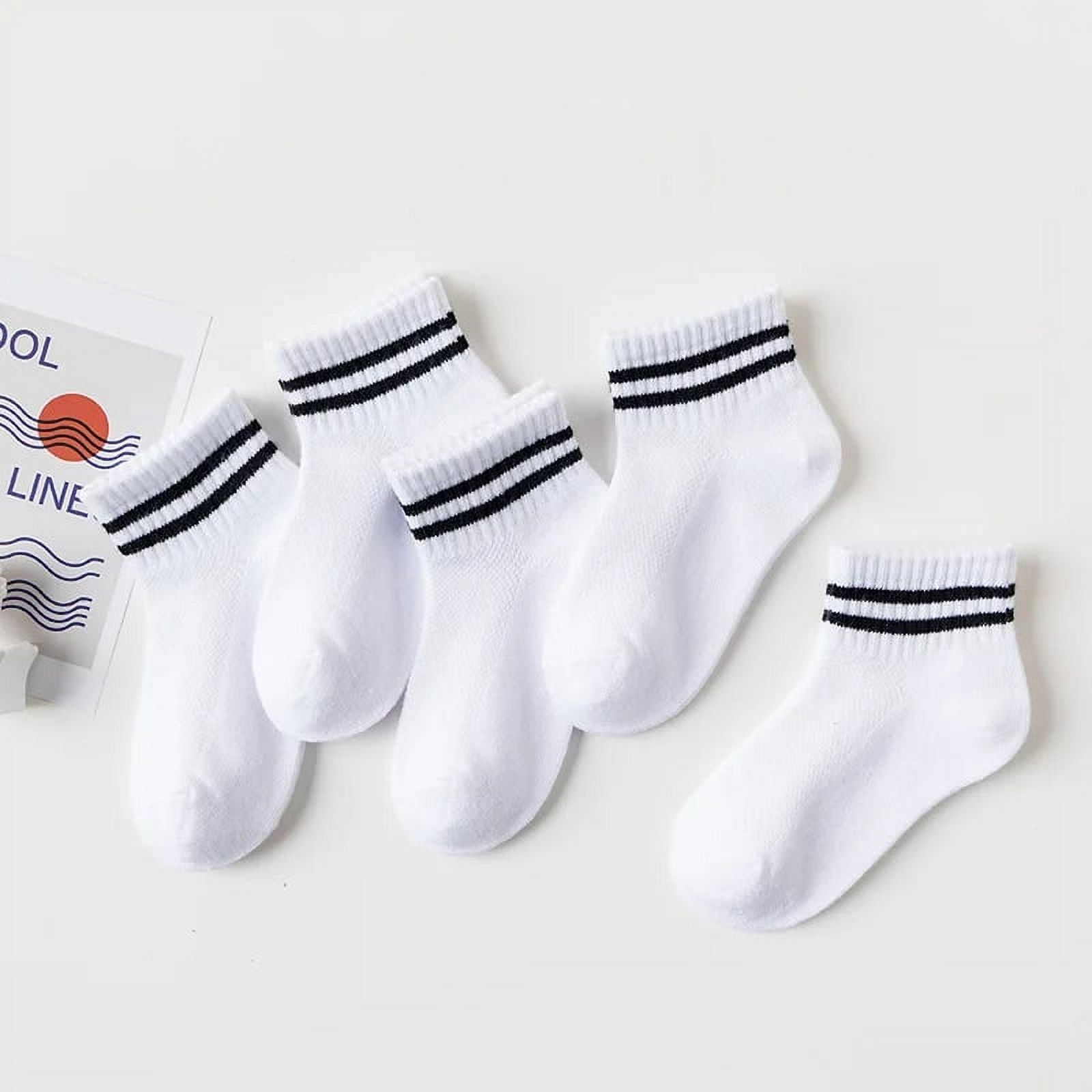 5 Pairs/Lot 2023 New Summer Children Socks Cotton Kids Teen Fashion ...