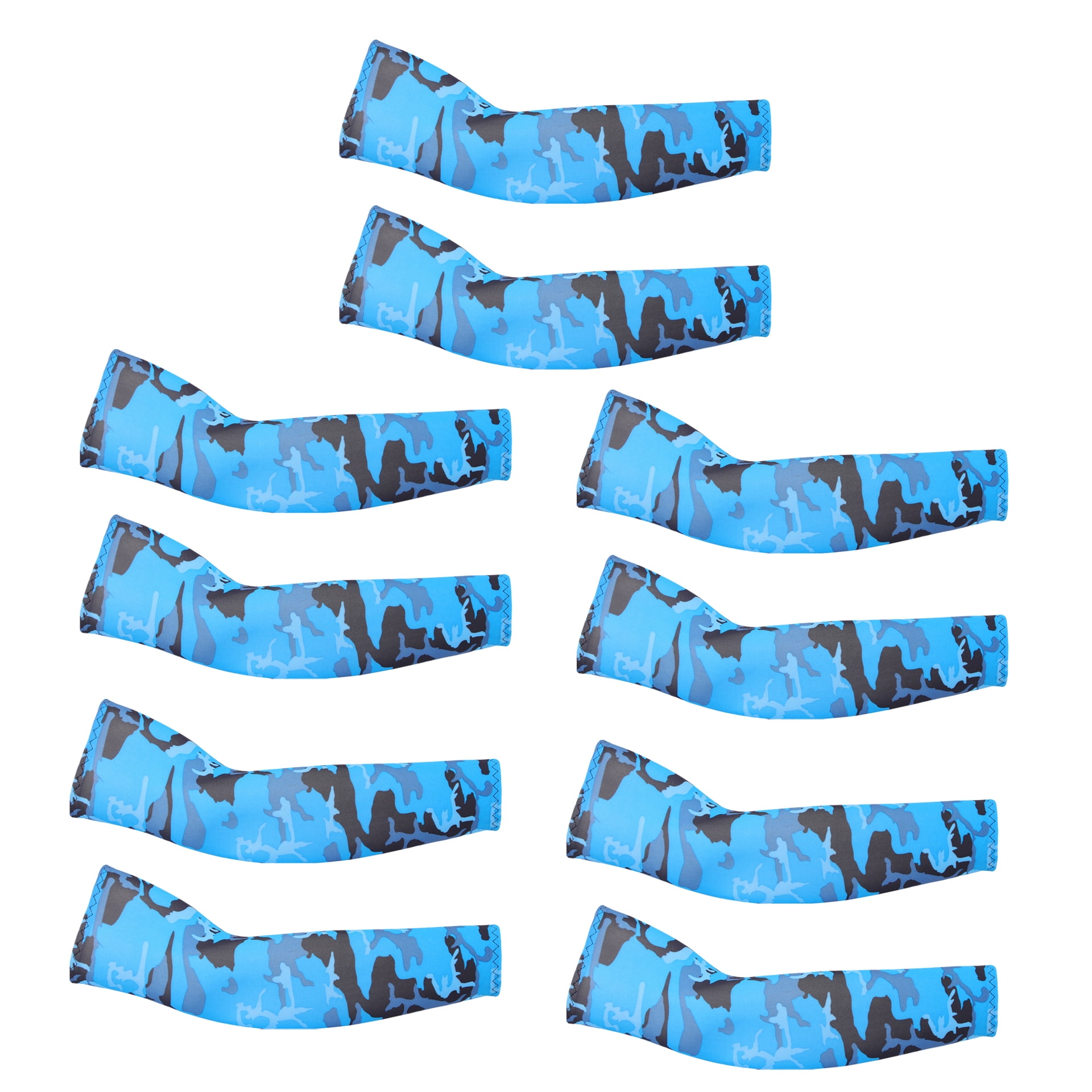 5 Pairs Men Women Cooling Sports Arm Sleeves Cycling Arm Sleeves Cover ...