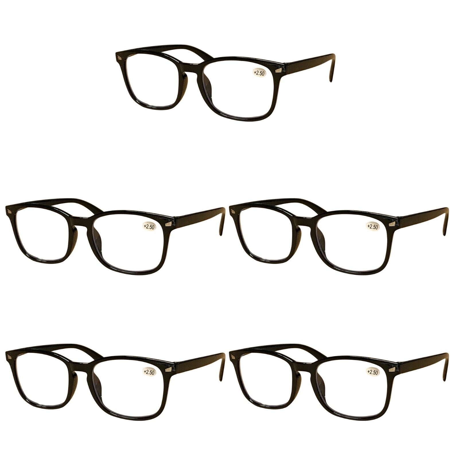 5 Pairs Mens Unisex Blue Light Blocking Reading Glasses Anti Blue Light ...