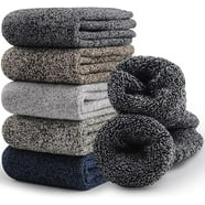 Alvada 80% Merino Wool Hiking Socks Thermal Warm Crew Winter Boot Sock ...