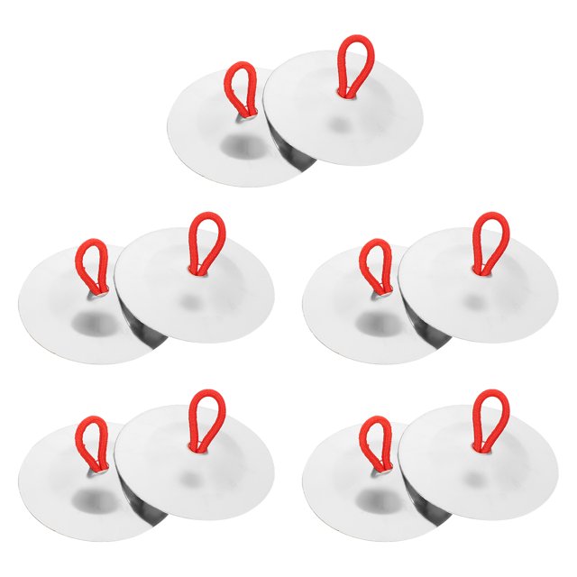 5 Pairs Musical Instruments Thumb Cymbals Cymbal Instruments Small ...