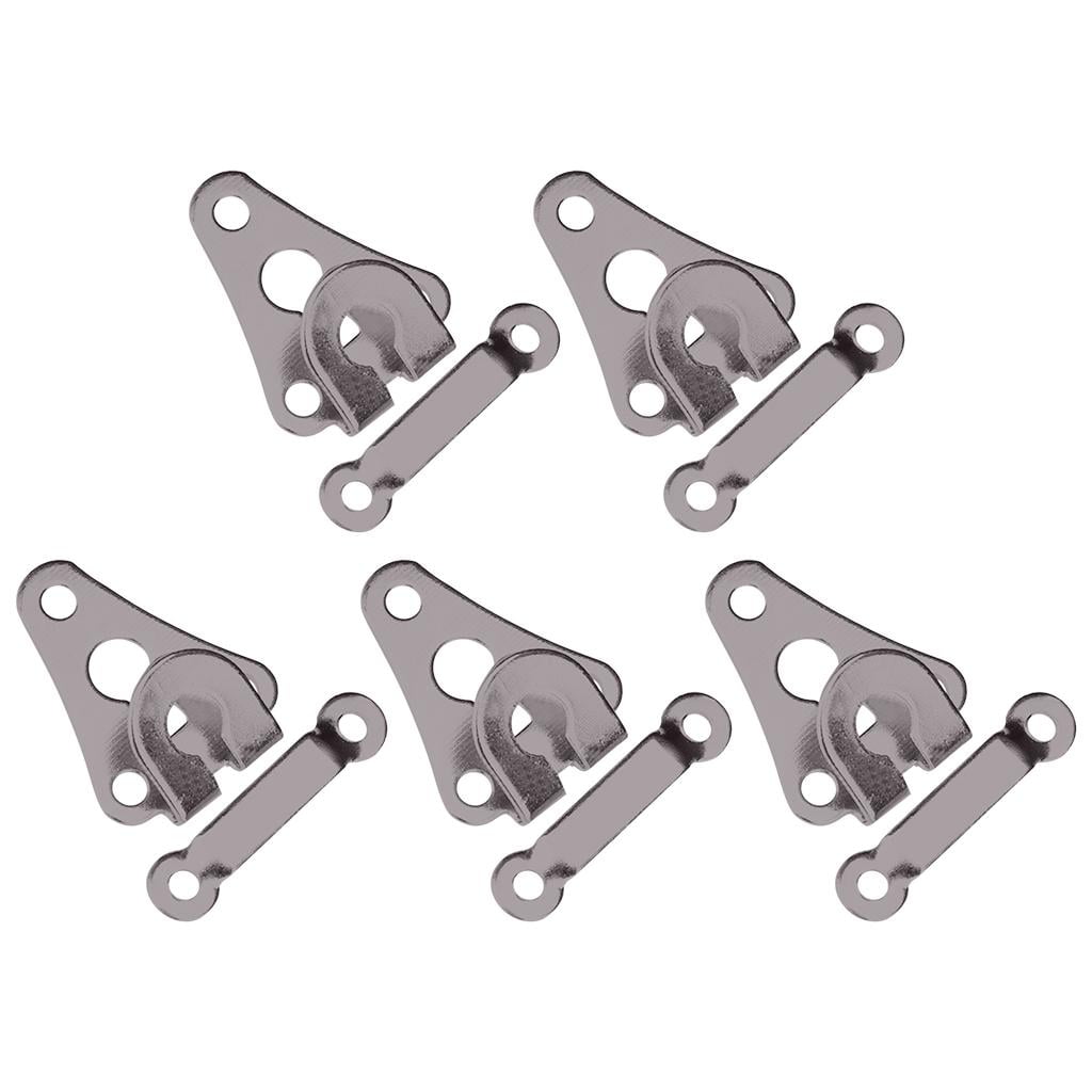 5 Pairs Pants Fasteners Fixing Tools Waistband extenders Clasp Trouser ...