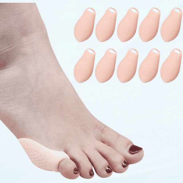 5 Pairs Pinky Toe Protector, Soft Gel Toe Bunion Guards, New Material ...