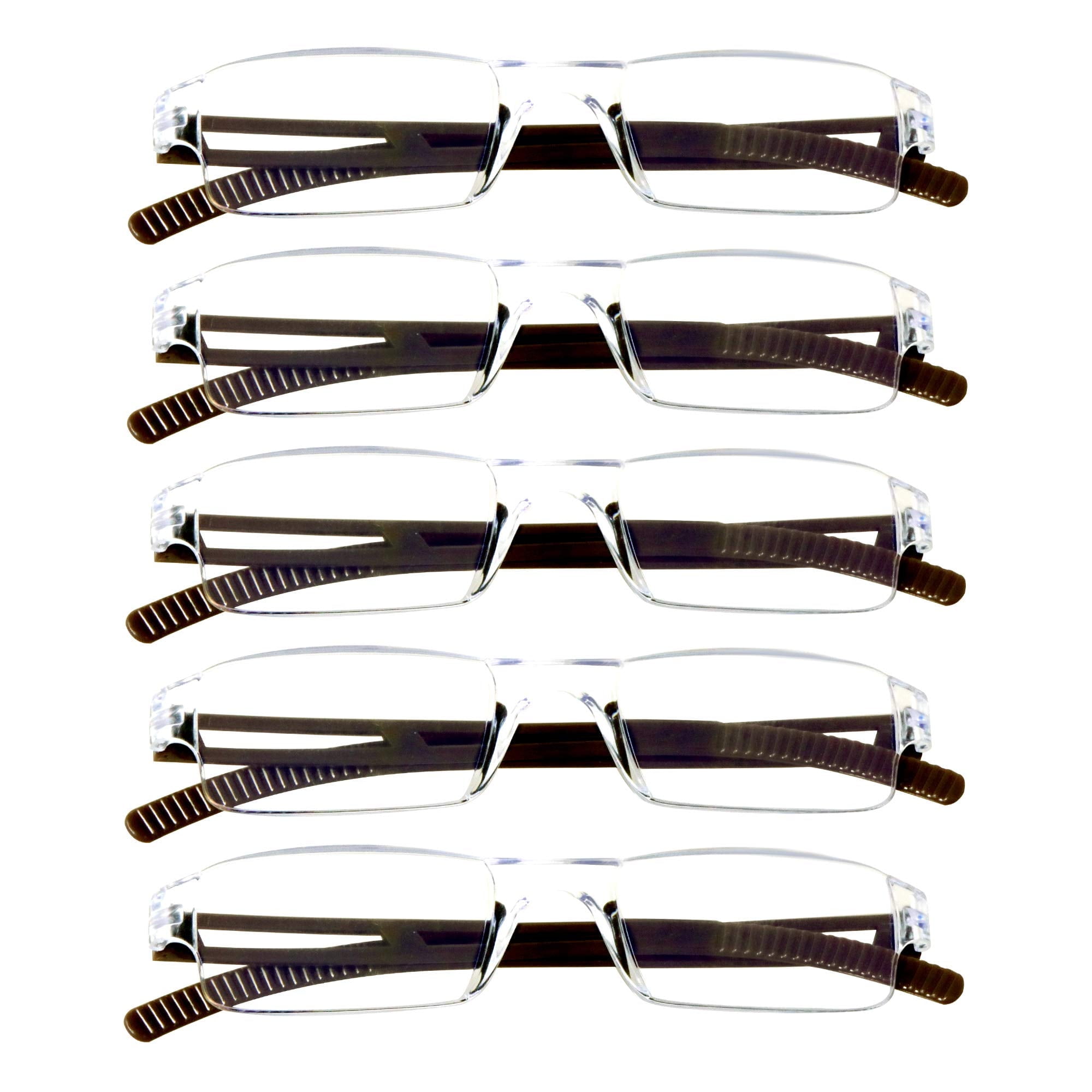5 Pairs Reading Glasses, Blue Light Blocking Glasses, Computer Reading ...