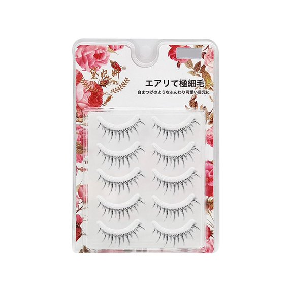 5 Pairs Reusable False Eyelashes Set Soft Natural Styles for Daily Wear ...