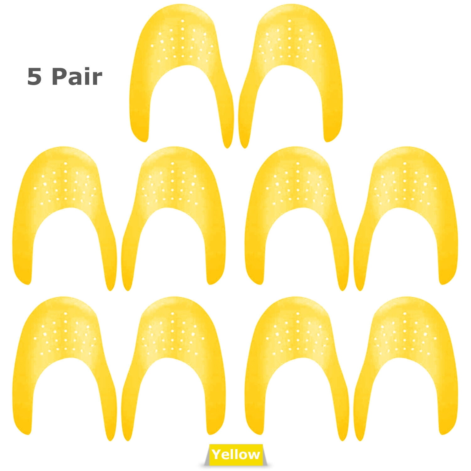 5 Pairs Shoe Protector Anti Crease Force Fields Cover Toe Cap Creasing ...