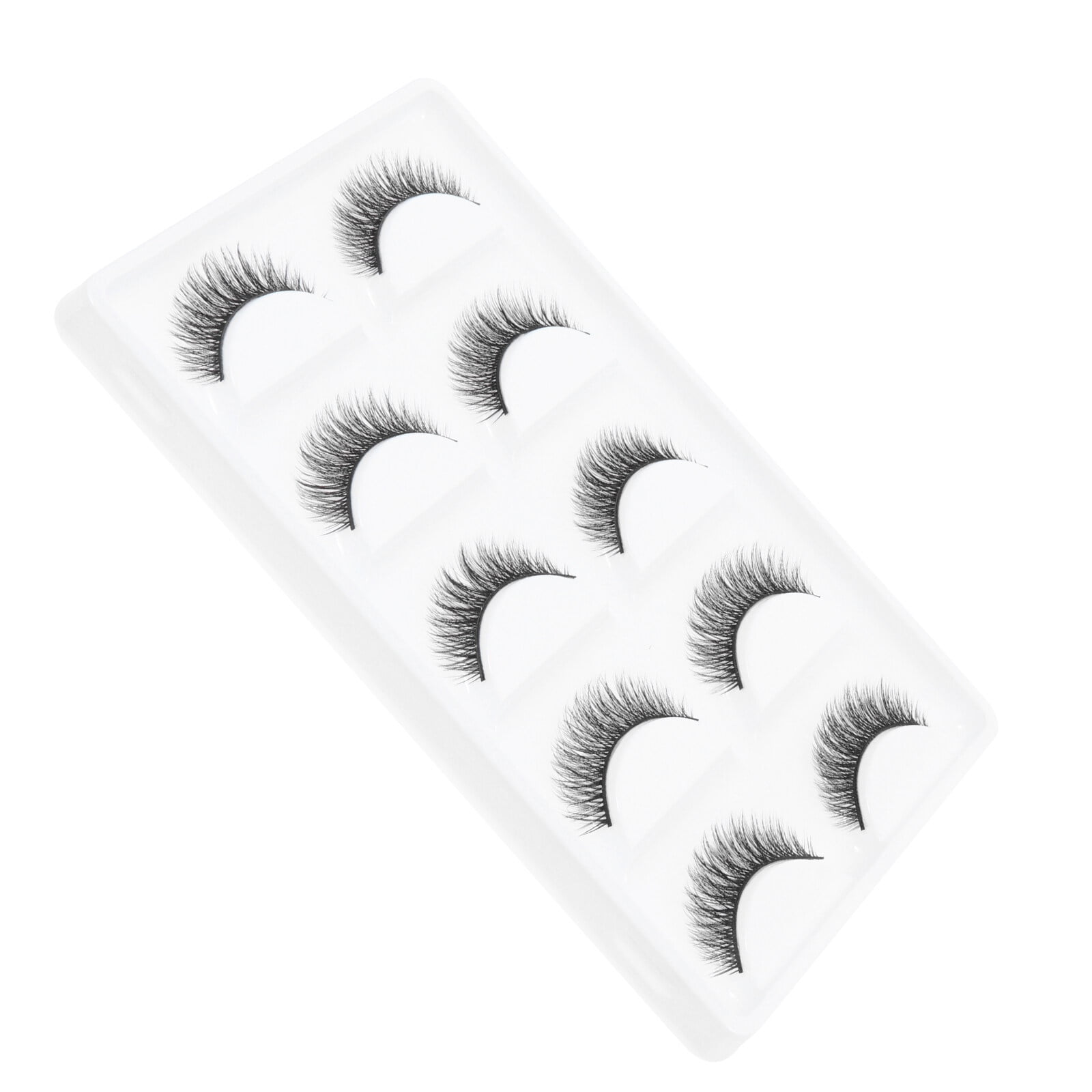 5 Pairs Short False Eyelashes Natural Eyelashes Fake Eyelashes Fake ...