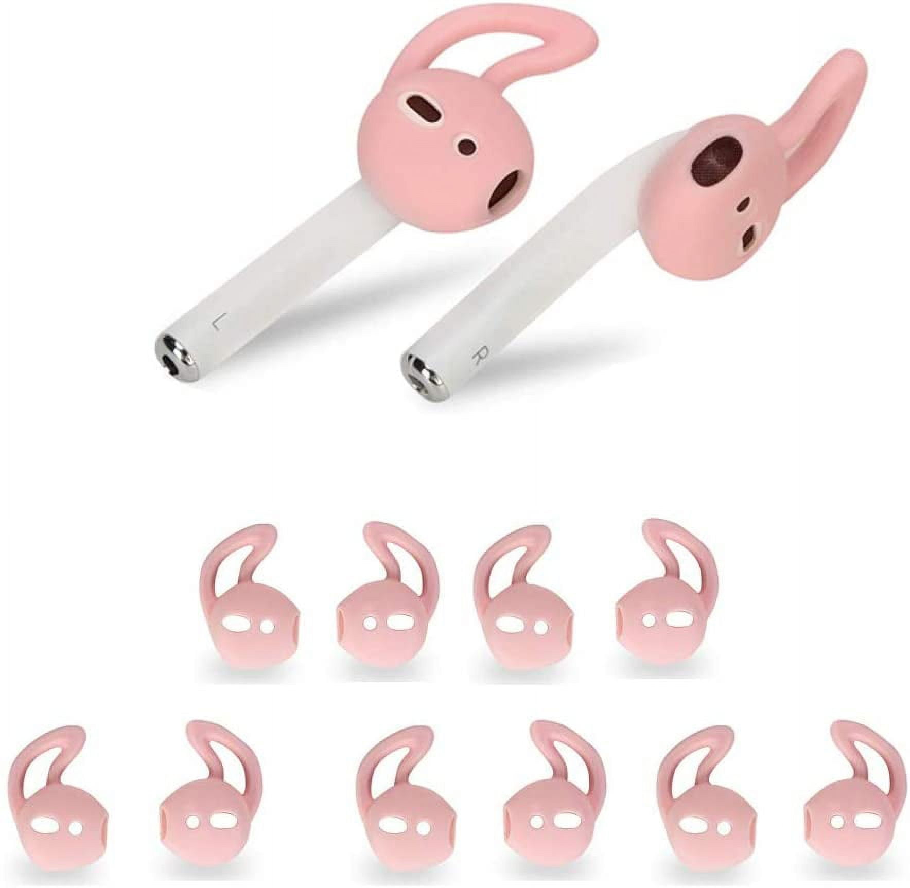 5 Pairs Silicone Ear Tips Compatible for AirPods 1&2,Silicone Soft Anti ...