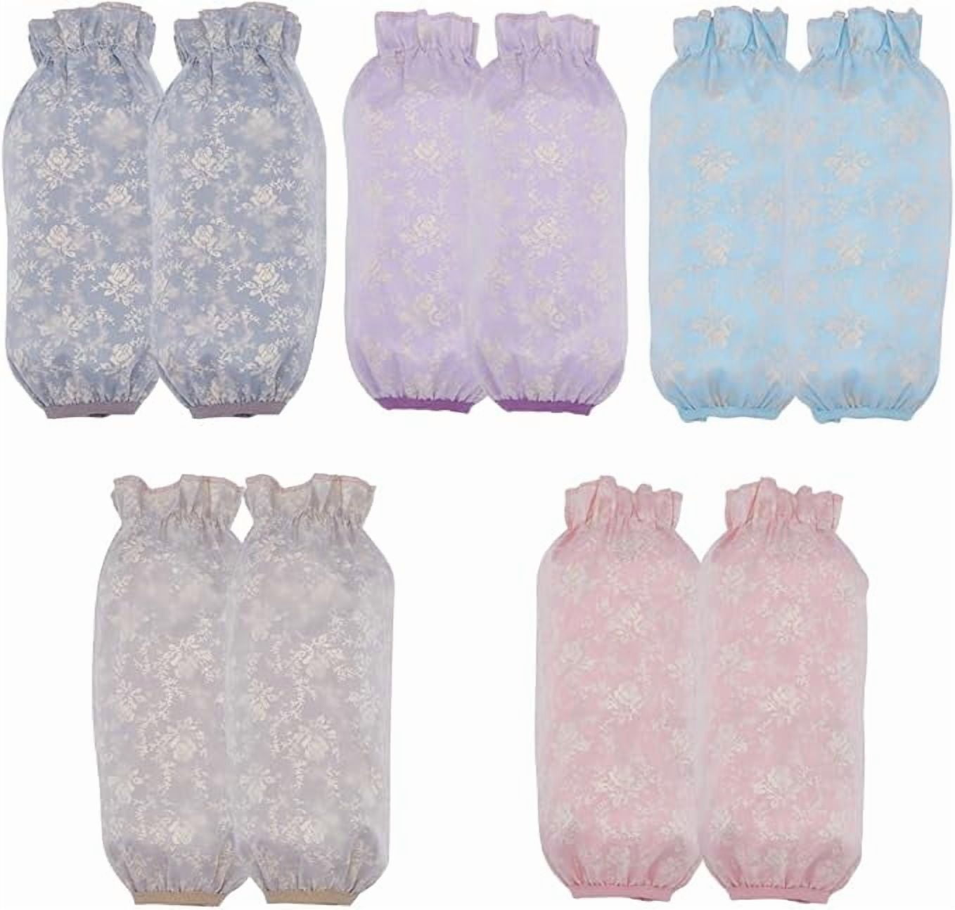 5 Pairs Stain Resistant Sleeves Kitchen Oilproof Arm Sleeves Covers ...