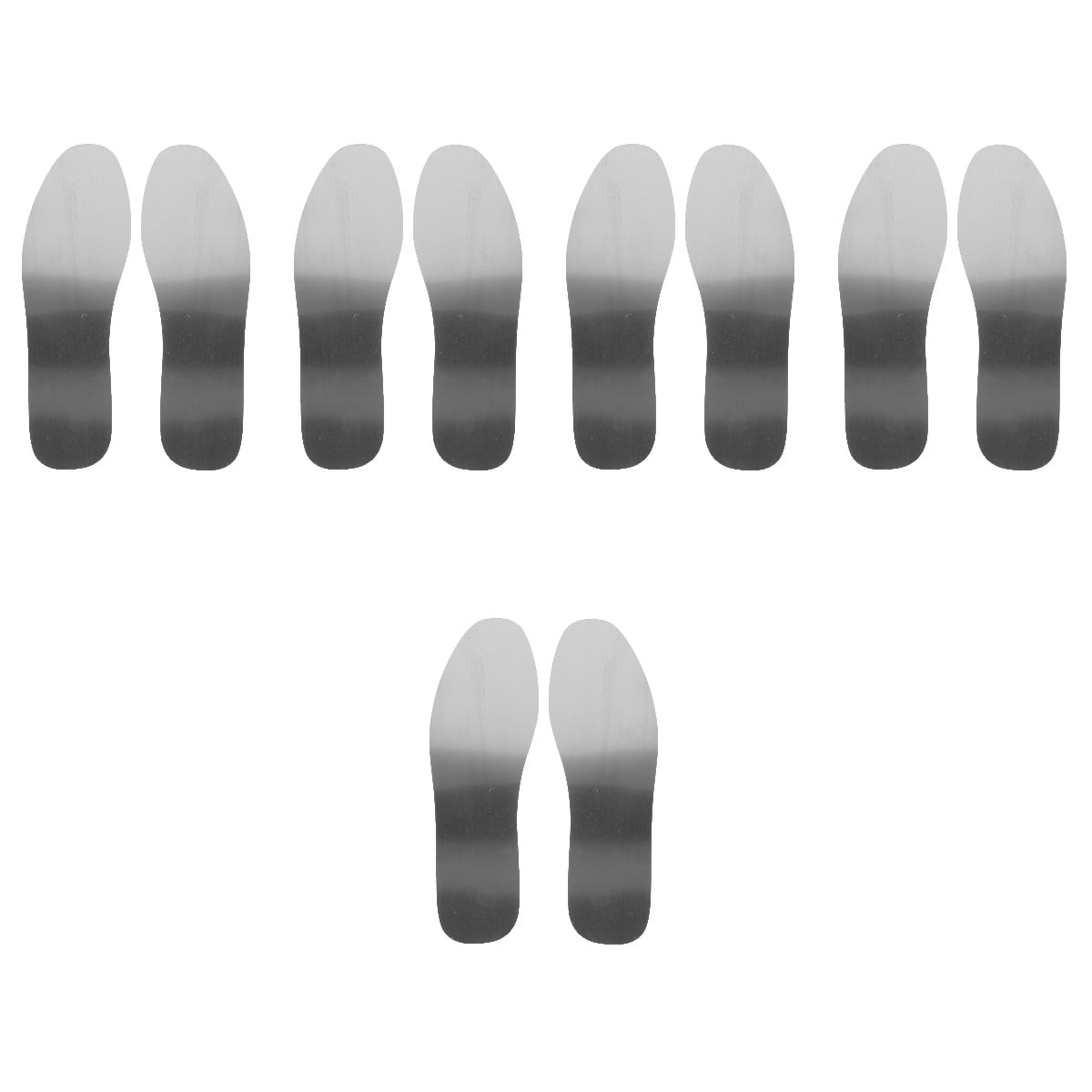 5 Pairs Stainless Steel Insole Boots for Men Shoe Inserts Shoes Insoles ...