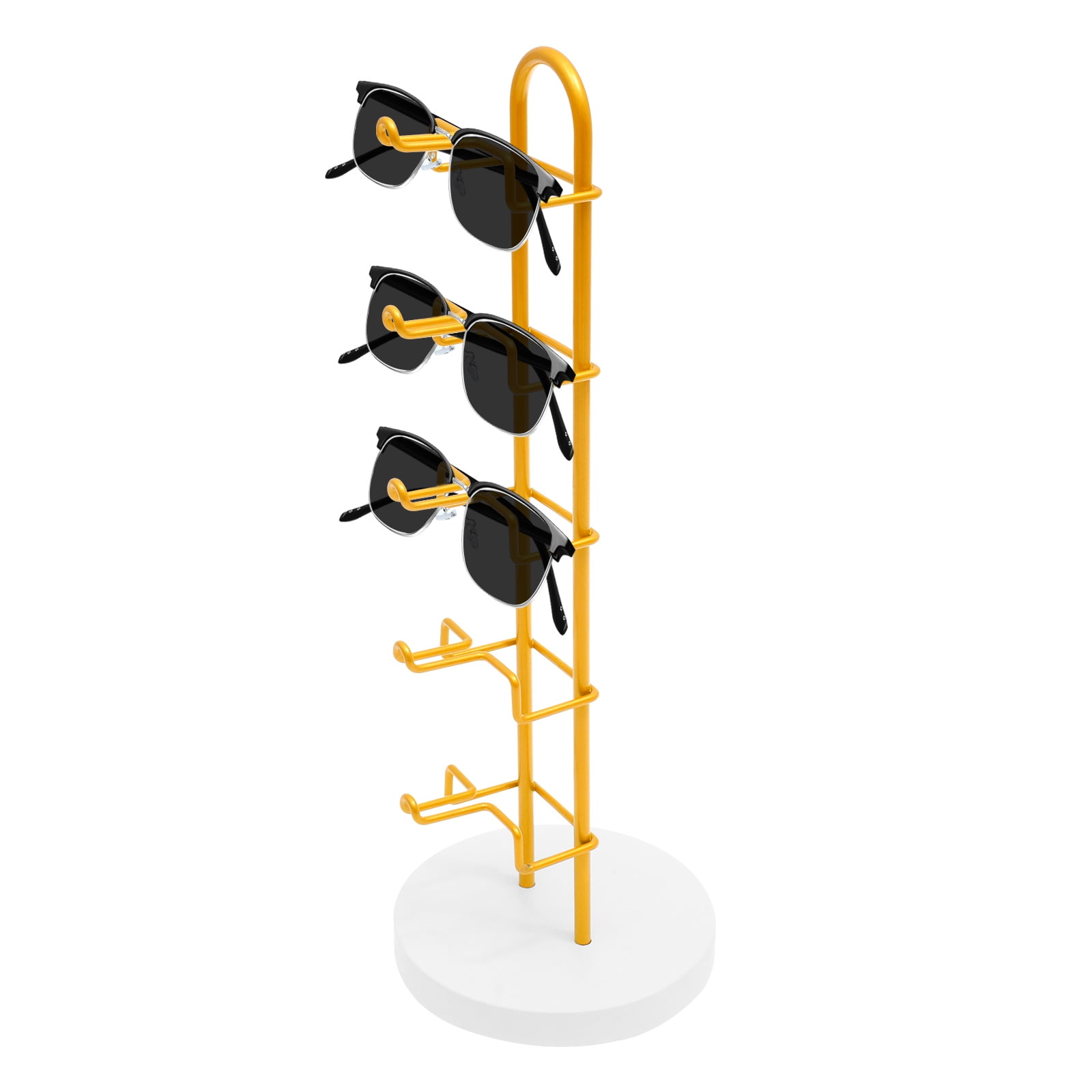 5 Pairs Sunglasses Storage Rack Metal Frame Eyeglasses Display Stand ...
